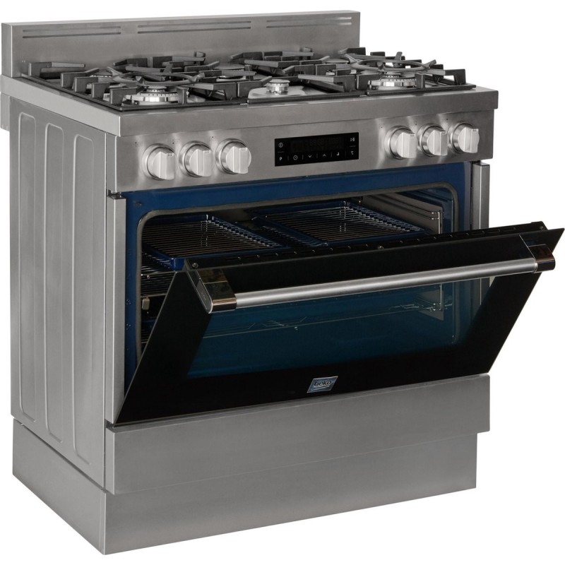 Cuisinière mixte Beko 90cm Inox BFC918GMX