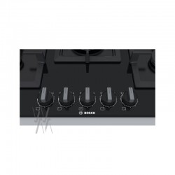 PPQ7A6B20 Table de cuisson gaz 75 cm Verre dur Noir Bosch Série | 6