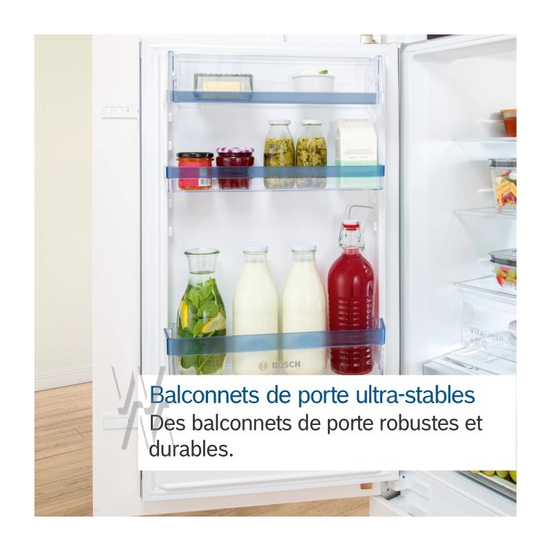KIL42VFE0 Frigo avec freezer encastrable 122.5cm - E - Bosch