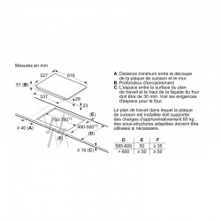PVW895FC5E Table de cuisson à induction 80 Cm Noir Bosch